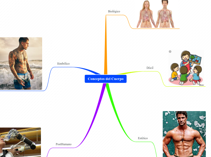 Conceptos del Cuerpo - Mind Map